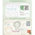 TONGA - 1935-41 Tin Can Mail - Four covers three are to USA other to ...