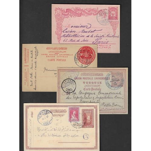 TURKEY - Postal Stationery: 1899-26 Small lot of used Postal Cards ...