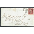 GREAT BRITAIN - QUEEN VICTORIA - 1871 Plain env to Peebles with 1d red ...