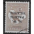 NEW GUINEA - 1915-16 Wmk 6 2s brown showing watermark inverted variety ...