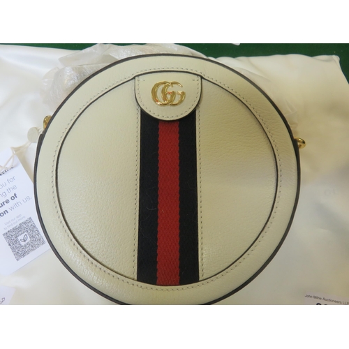 Round Leather Gucci Bag