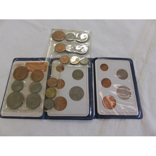 Four Post and Pre Decimal Coin Sets