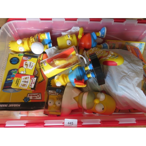 Box of Simpsons Items