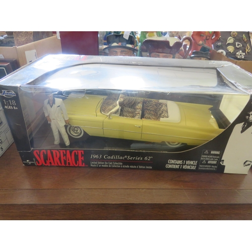 Boxed 1963 Cadillac Series 62 Scarface Car