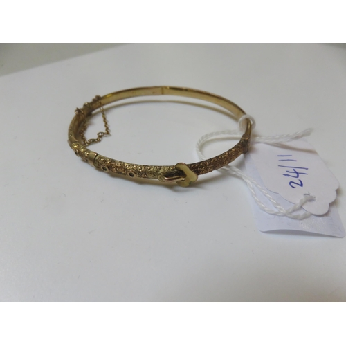 9ct. Gold Bangle, 5 grams