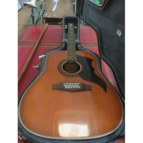 Eko Acoustic Twelve String Guitar in case