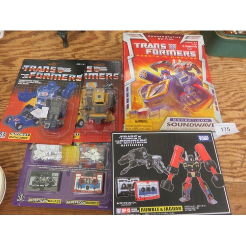 Six Transformer Toys