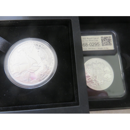 Two 31g Fine Silver Coins + Two 28g .925 Silver Coins (4)