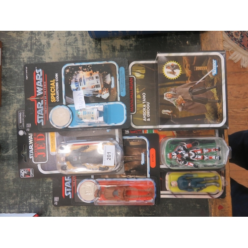 Six Star Wars Action Figures