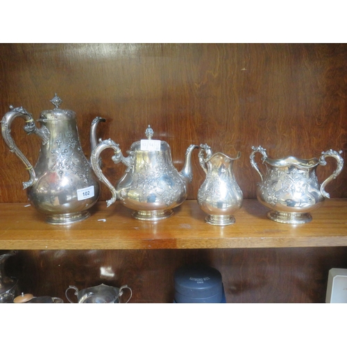 Victorian Silver Four Piece tea Service - 64 troy oz. - Robert Hennel ...