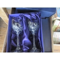 Two Boxes of Engraved Edinburgh Crystal