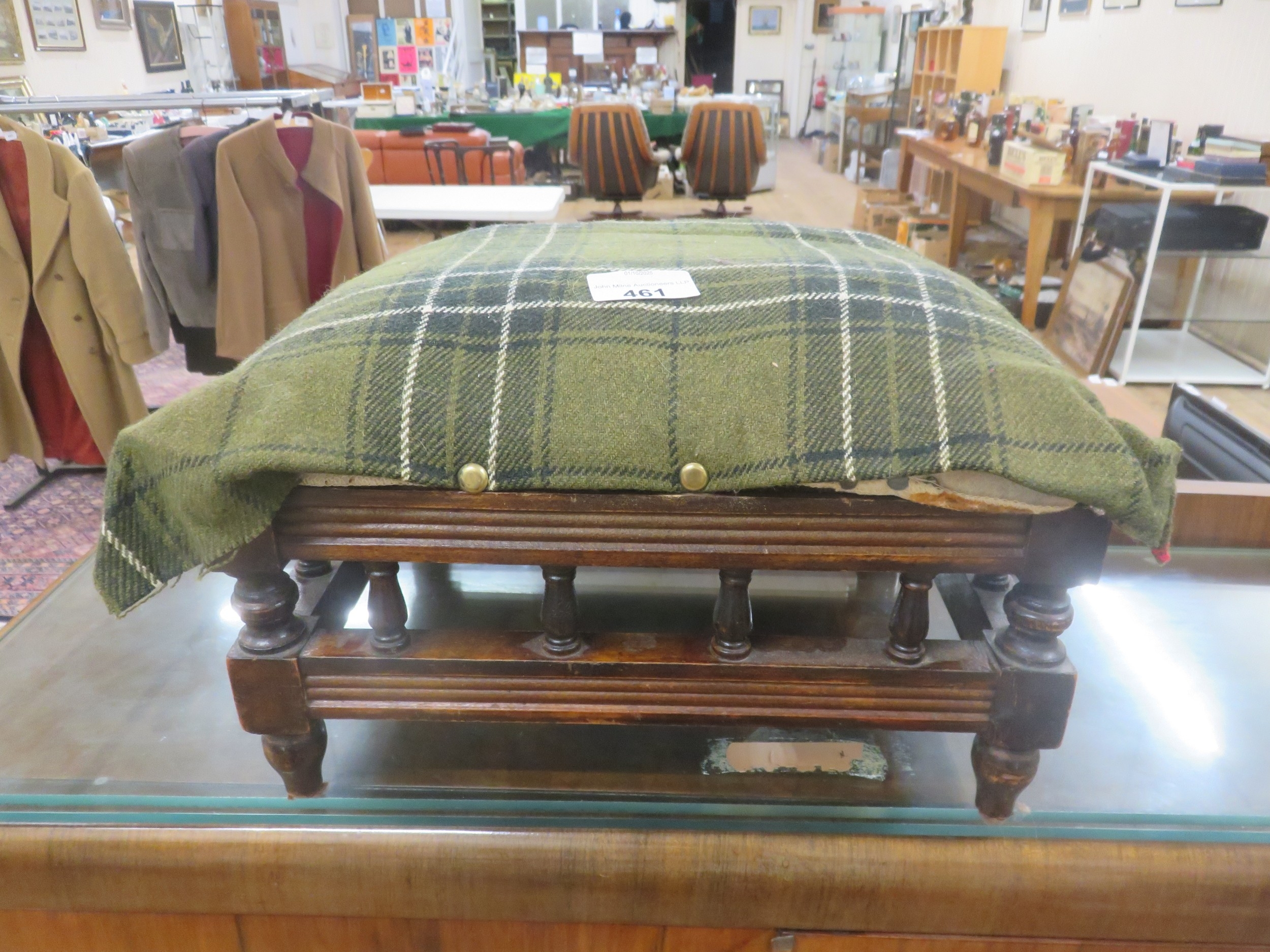 Small Tapestry Footstool