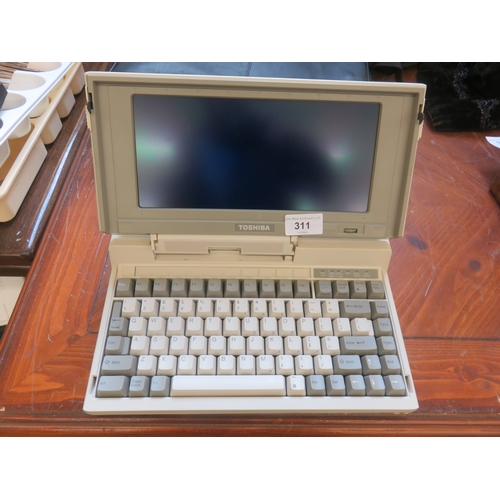 Toshiba 1200 Laptop with charger - Toshiba MS-DOS and Diagnostic Discs ...