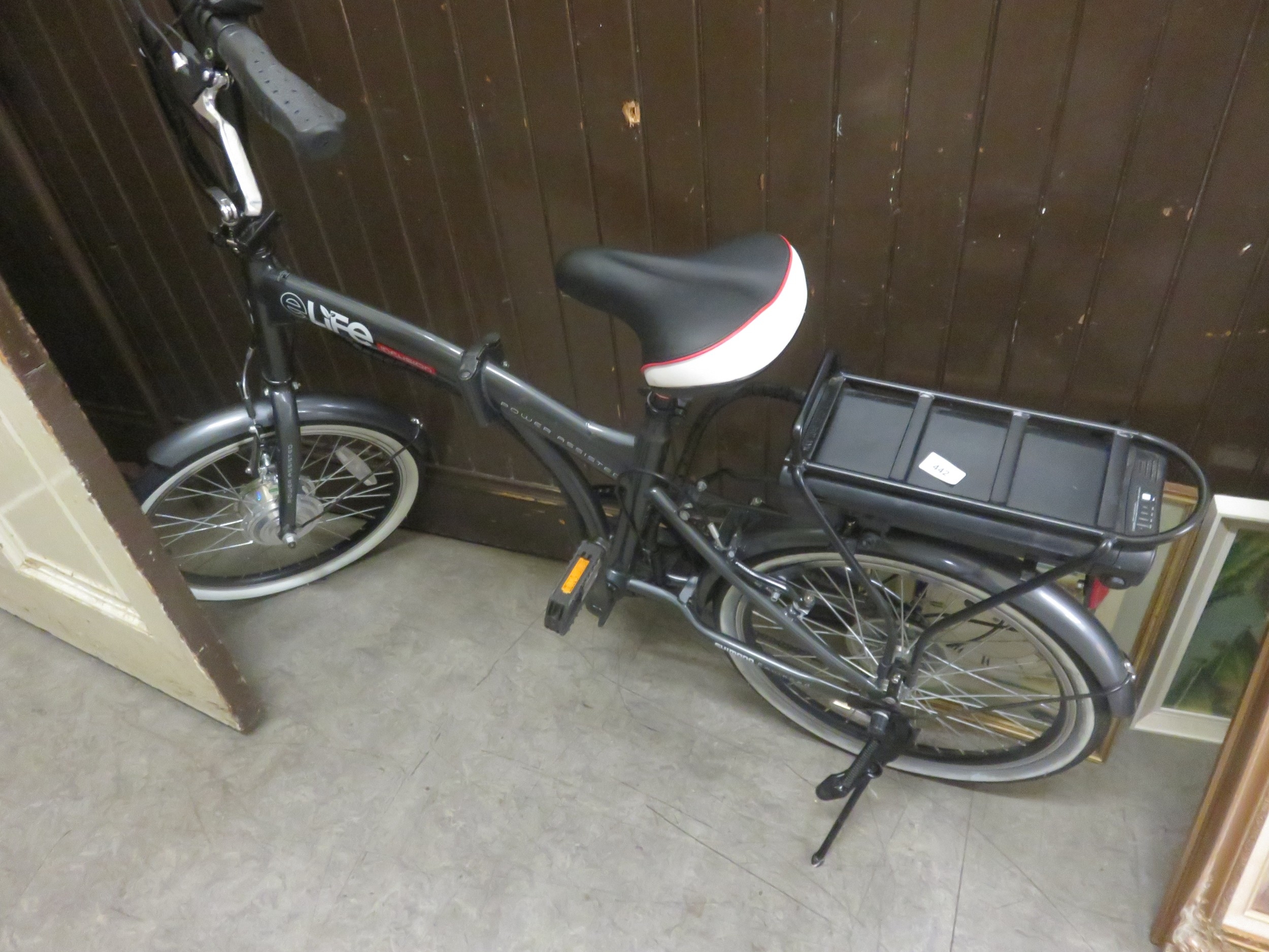 E-Life Electric Folding Bike with Charger
