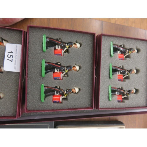 Seven Boxed Sets of Britains Lead Soldiers- Band of the Royal Marines