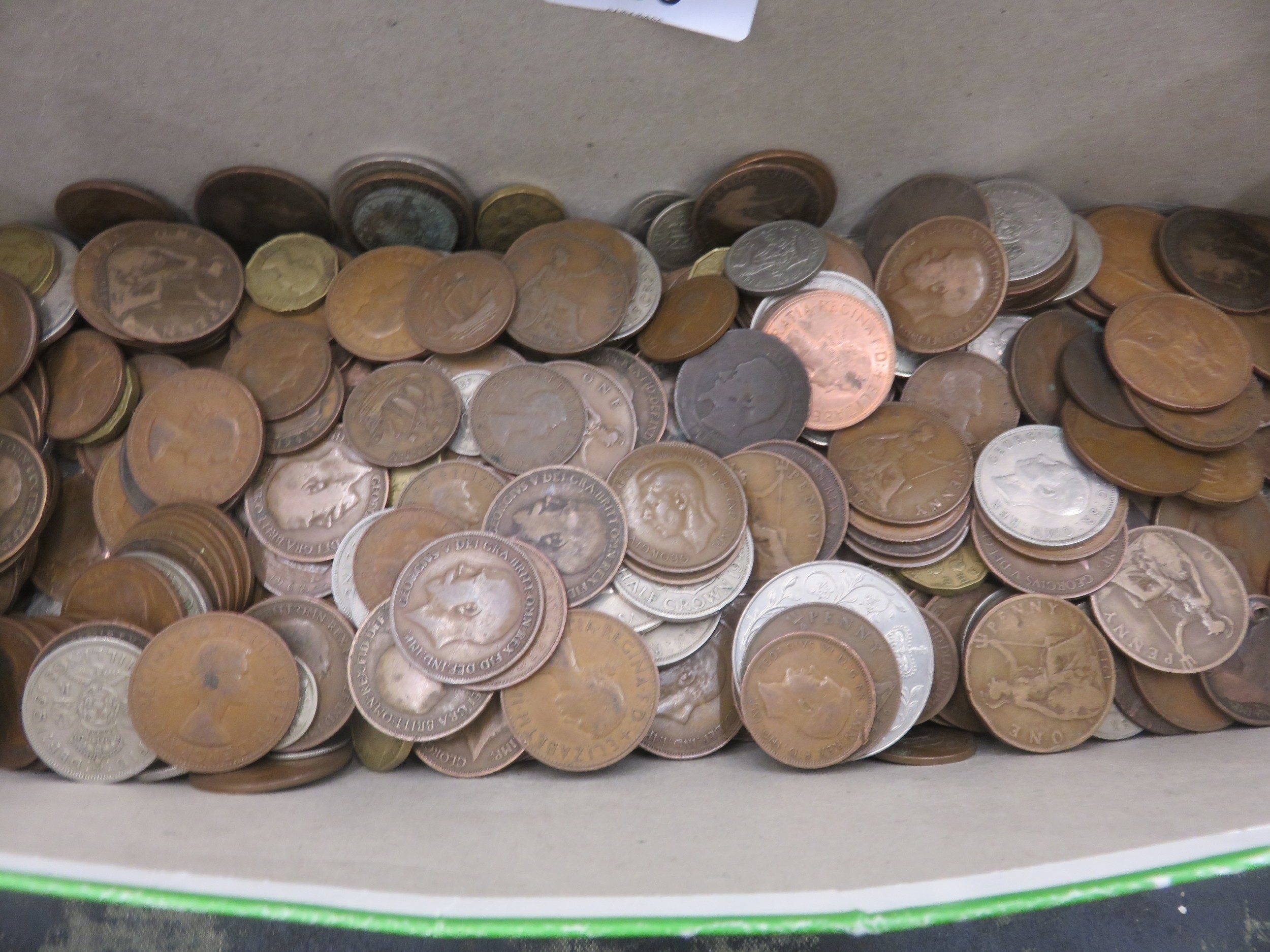 Box of Assorted Coins