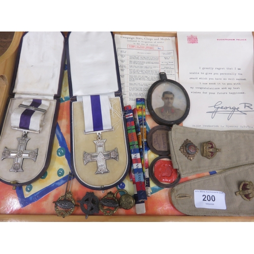 Medal and effect of 4817 Major (Acting Lieutenant Colonel) Frederick ...