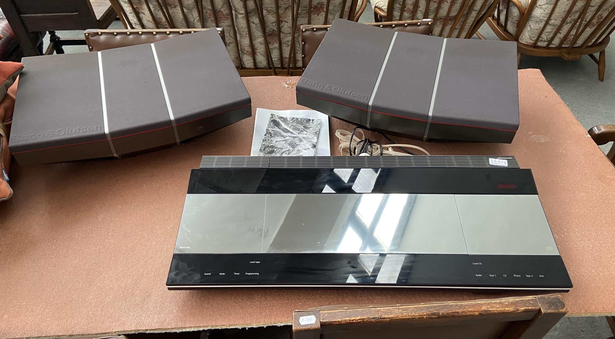 Band & Olufsen Beocenter 9300 and speakers