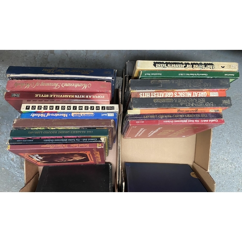 2 Boxes containing LPs