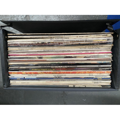 2 Boxes containing LPs