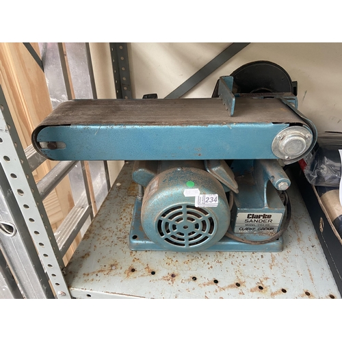 Clarke bench belt sander