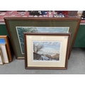 2 framed and glazed Keith Melling prints