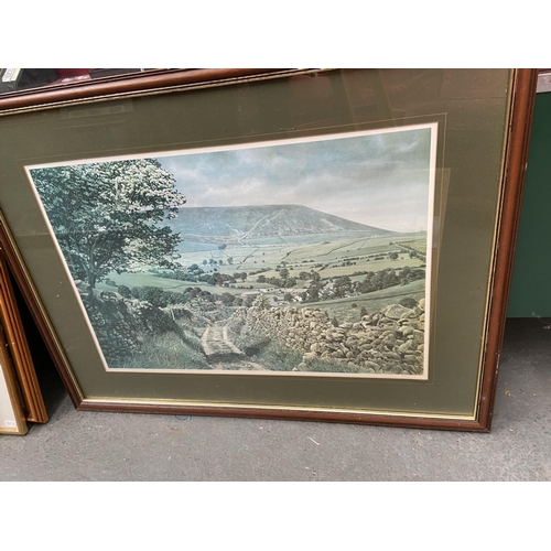 2 framed and glazed Keith Melling prints