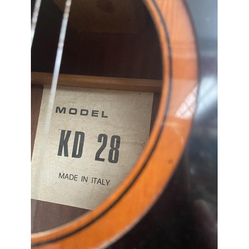 Italian acoustic guitar model KD28