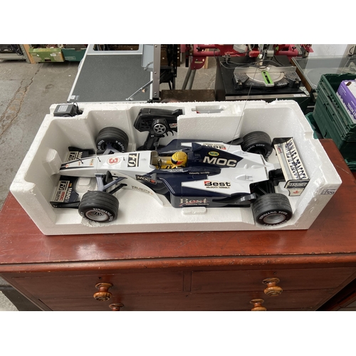 Large scale replica RC Formula 1 car