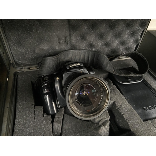 Canon EOS 300D digital camera with Jessops case