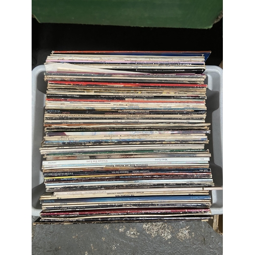 2 Boxes containing LPs