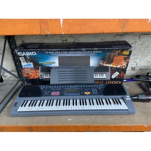Casio keyboard in box