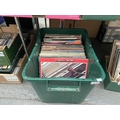 Box containing LPs