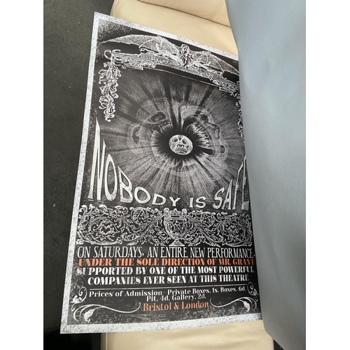 Quantity of Victorian style billboard posters