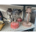 4 Vintage paraffin lamps