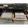2 Boxes containing LPs including Lionel Richie