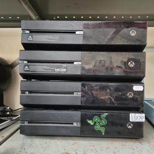 4 Xbox One consoles
