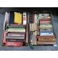 2 Boxes containing assorted books including vintage