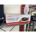 Ion Max LP conversion turntable with stereo speakers (Original box and ...