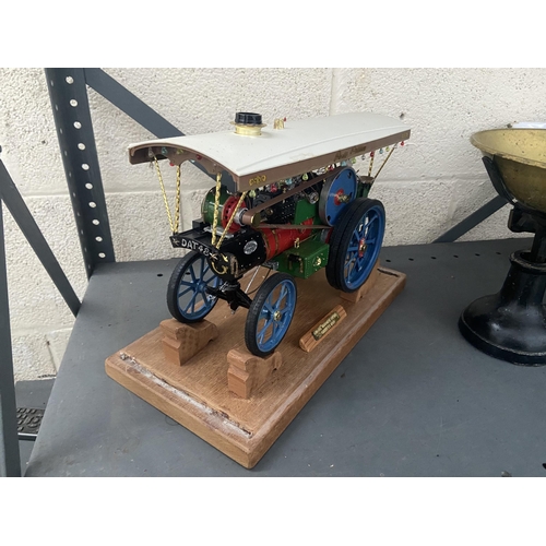 Model steam traction engine 'Garrett 1919'