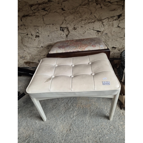 2 Dressing table/ piano stools