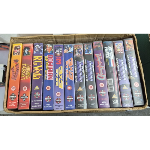 Box containing Manga VHS