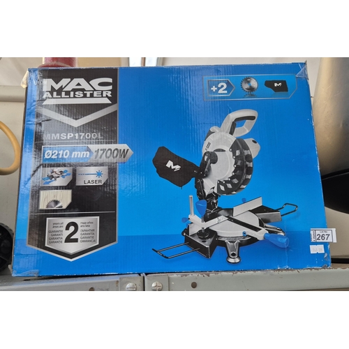 MacAllister 1700W compound mitre saw