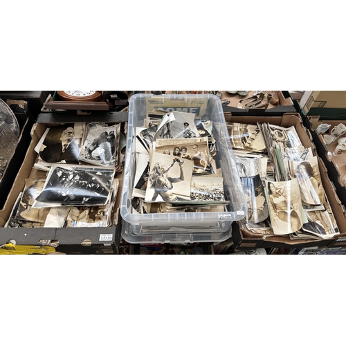 3 Boxes containing assorted black & white artistic photographs