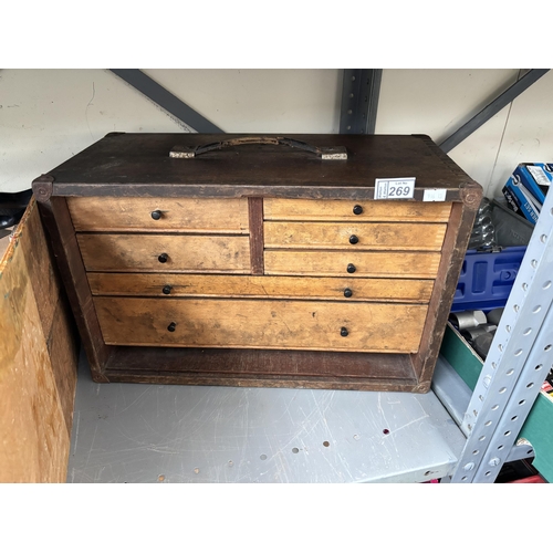 Wooden engineers toolbox