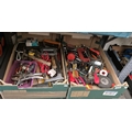 2 Boxes containing assorted hand tools
