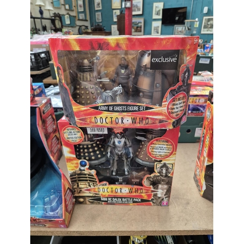 Doctor Who 'Army of ghosts figure set' and 'Mini RC Dalek battle pack'