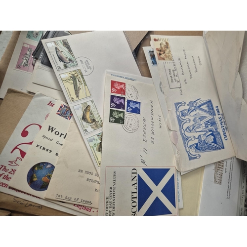 3 Boxes containing assorted stamps