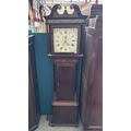 Grandfather clock decorated with a Robin by Rob Hulse, Bury