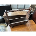 Rustic magazine rack